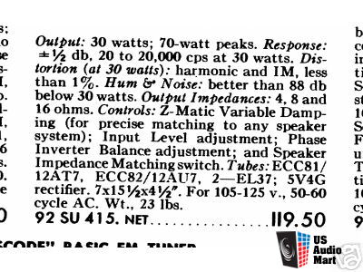 The Fisher Model 100 amplifiers WORKING! Photo #4672641 - US Audio Mart
