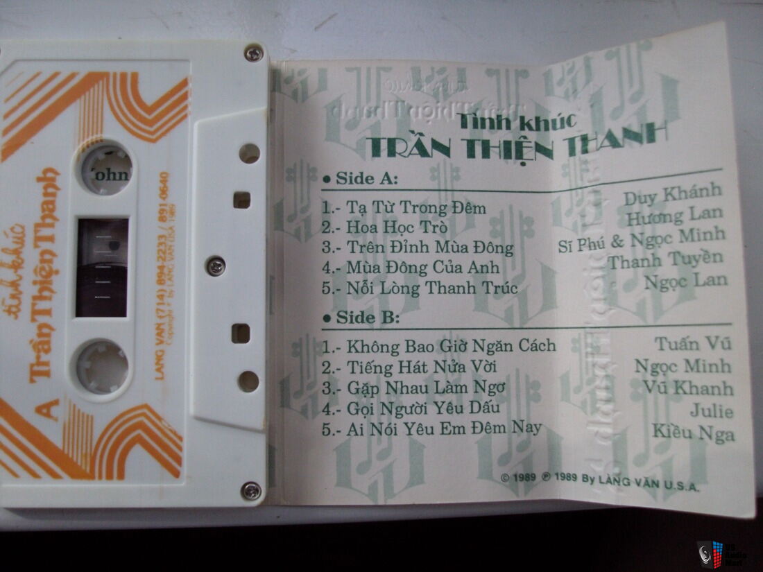 Vietnamese Music Cassette Tape Nhac Hai Ngoai - Huong Lan T.T.T Photo ...