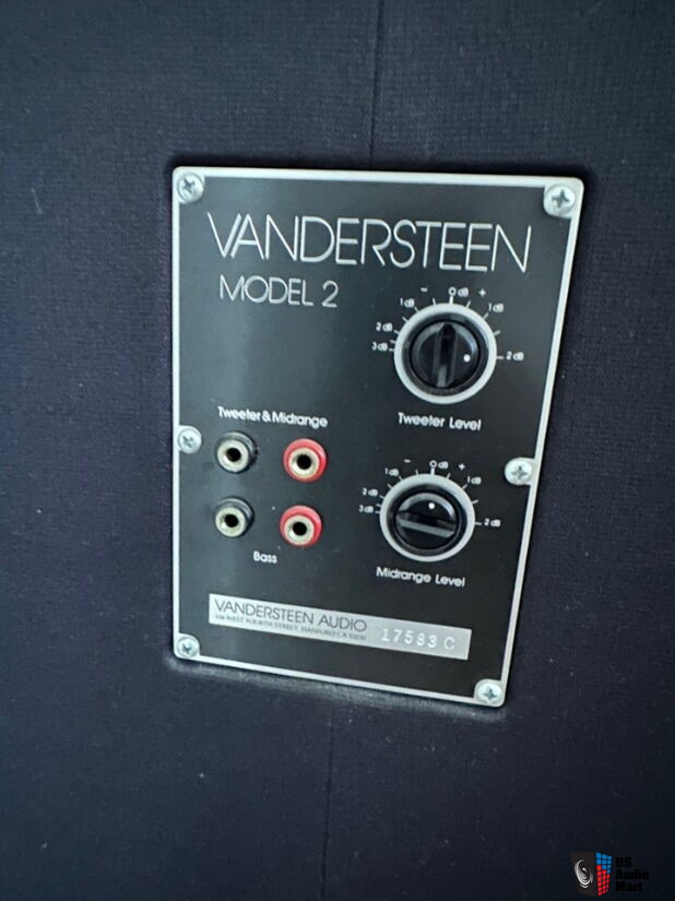 Vandersteen Model 2 speakers with original boxes and stands Photo ...