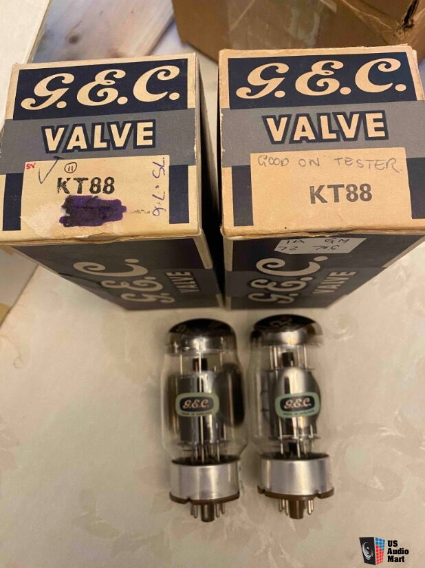 GEC KT88 matched pair Photo #4674166 - US Audio Mart