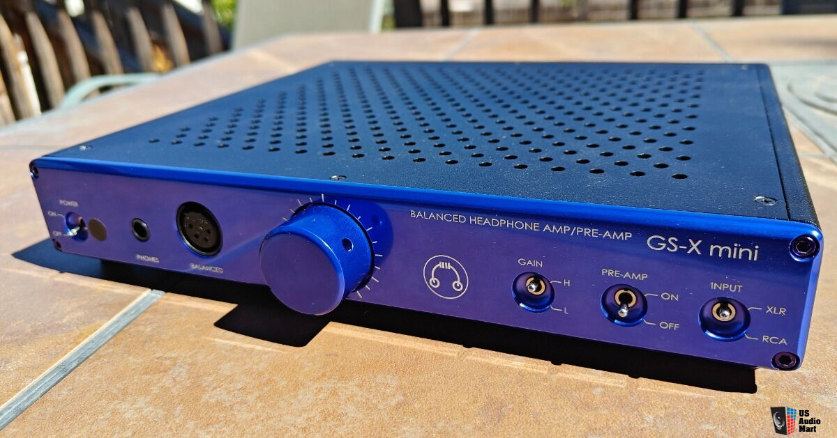 Headamp GS-X Mini (Polished & Matte Blue) Photo #4677303 - US Audio Mart