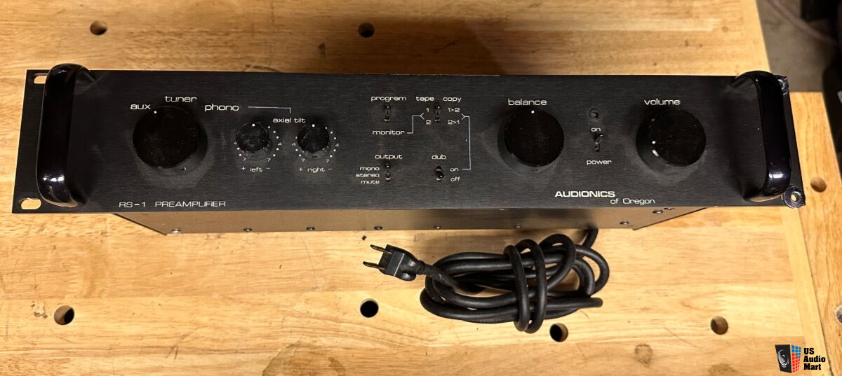 Audionics Of Oregon RS-1 Preamp with very rare Axial Tilt Phono section ...