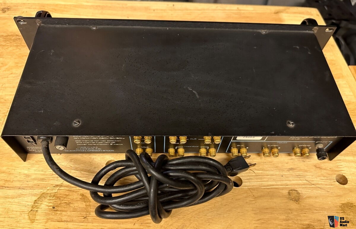 Audionics Of Oregon RS-1 Preamp with very rare Axial Tilt Phono section ...