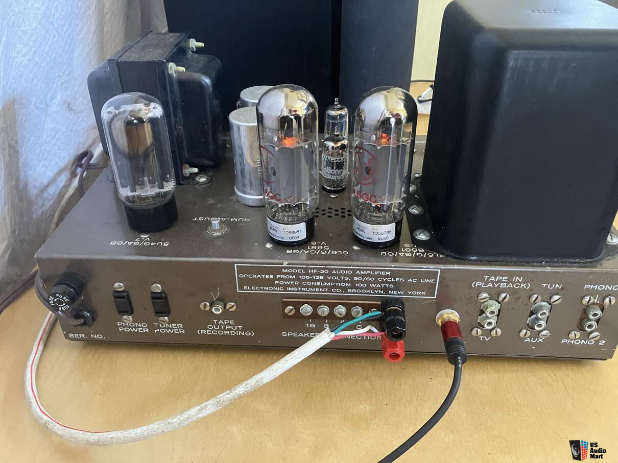 Pair of mono block amps. Eico HF20 Photo #4678863 - US Audio Mart