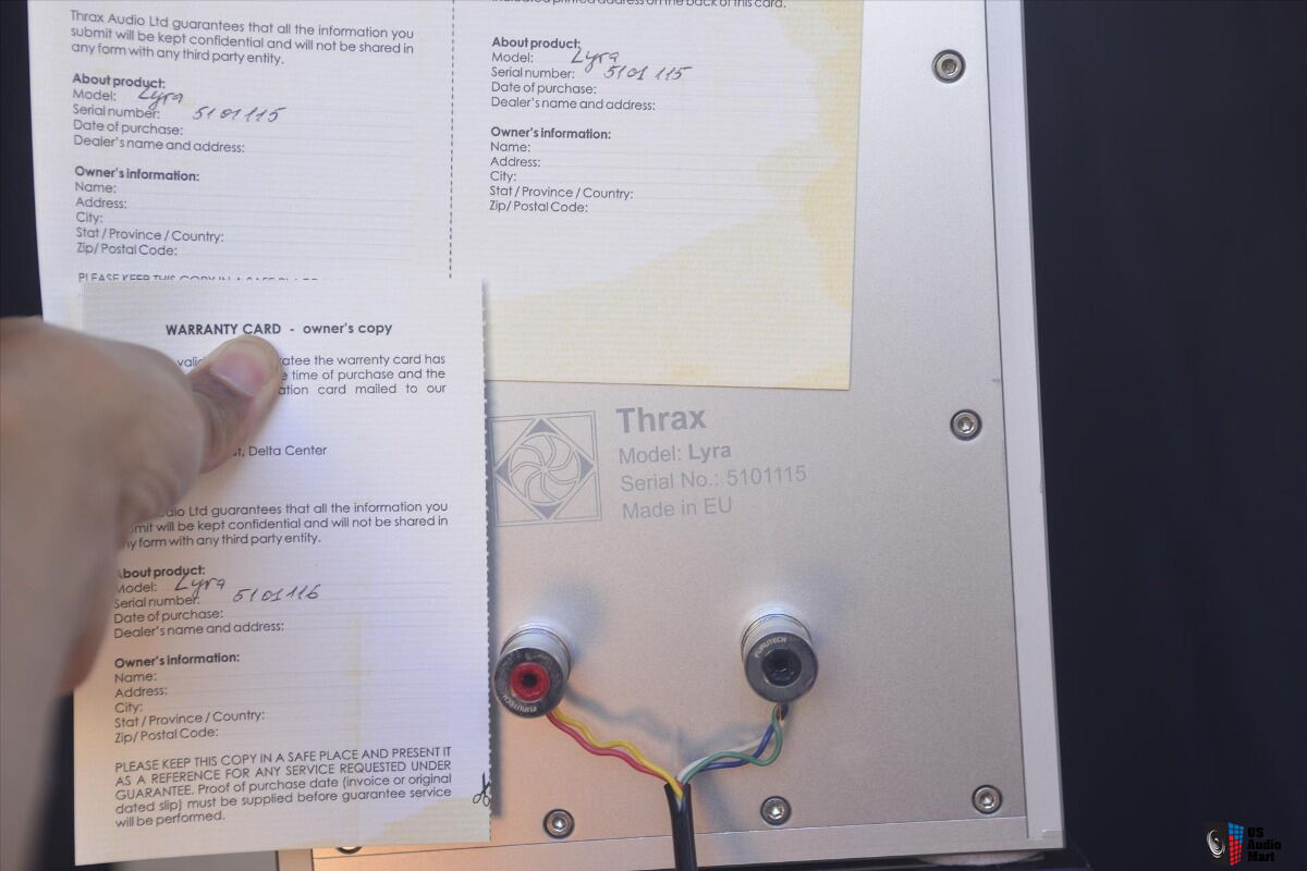 Thrax Lyra Speakers Photo #4679214 - US Audio Mart
