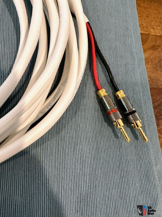 Blue Jeans Cable Ten White Speaker Cable Set of Two 30 Feet Each 10 AWG ...