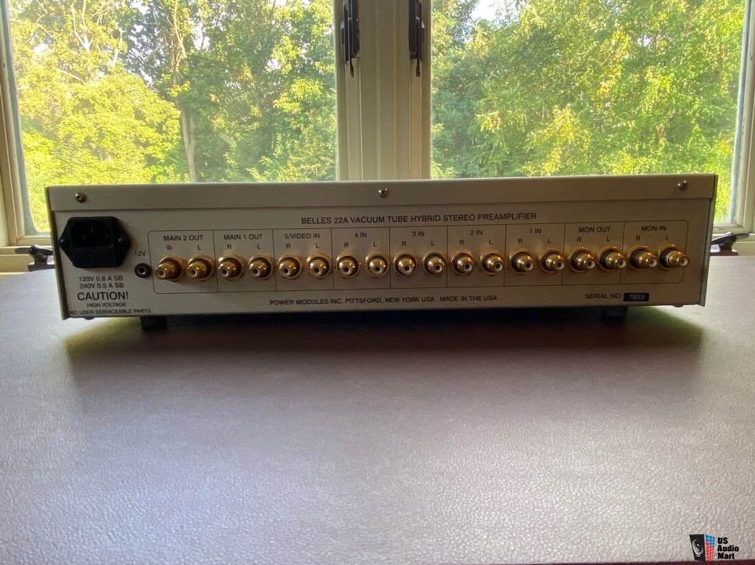 Belles 22A Vacuum Tube Preamplifier Photo #4680763 - US Audio Mart