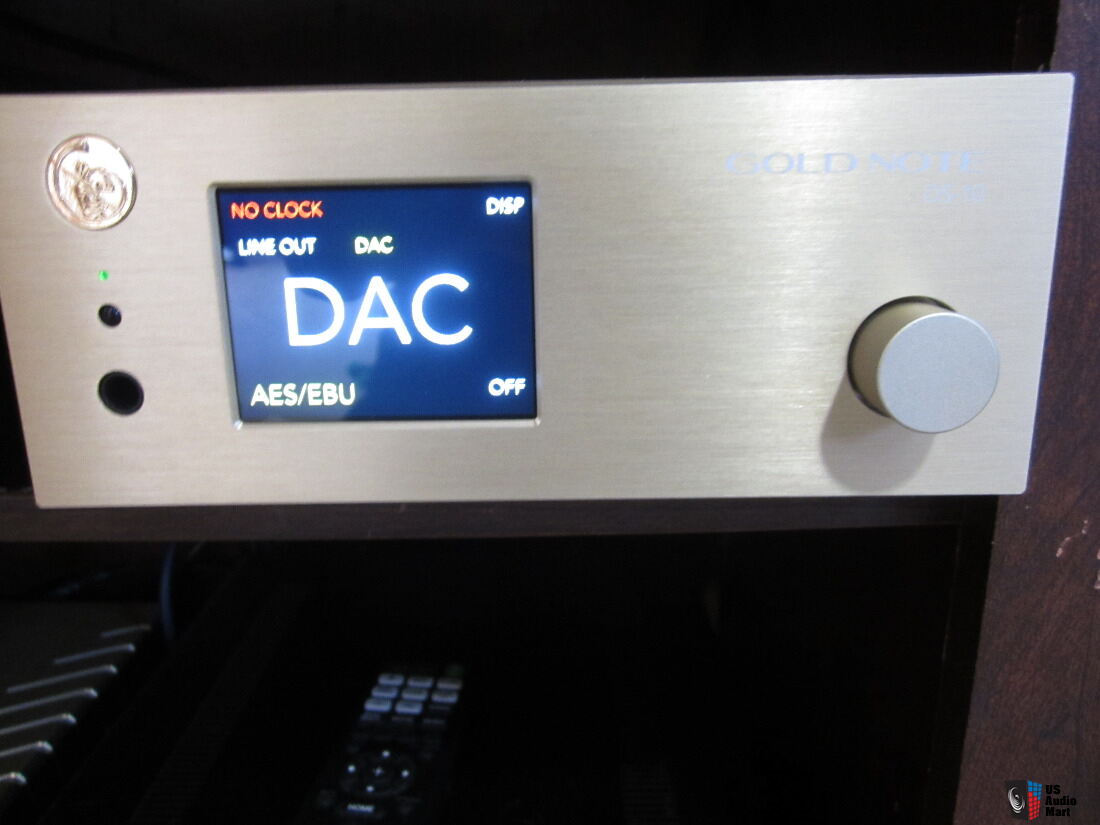 Gold Note DS10 Dac/Preamp /Streamer and Gold Note PSU-10 EVO External ...