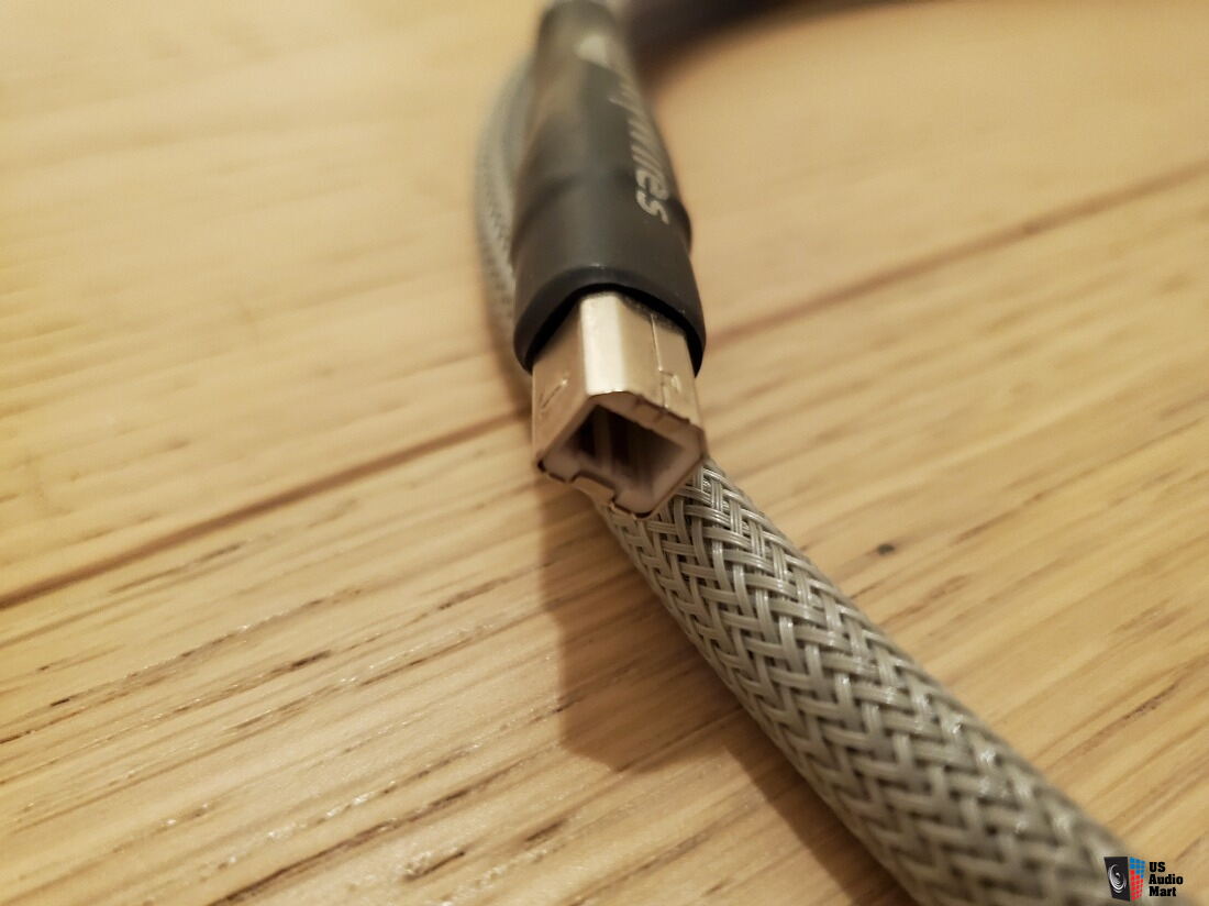 Wywires Silver Digital USB A to USB B cable. 5 feet For Sale - US Audio ...