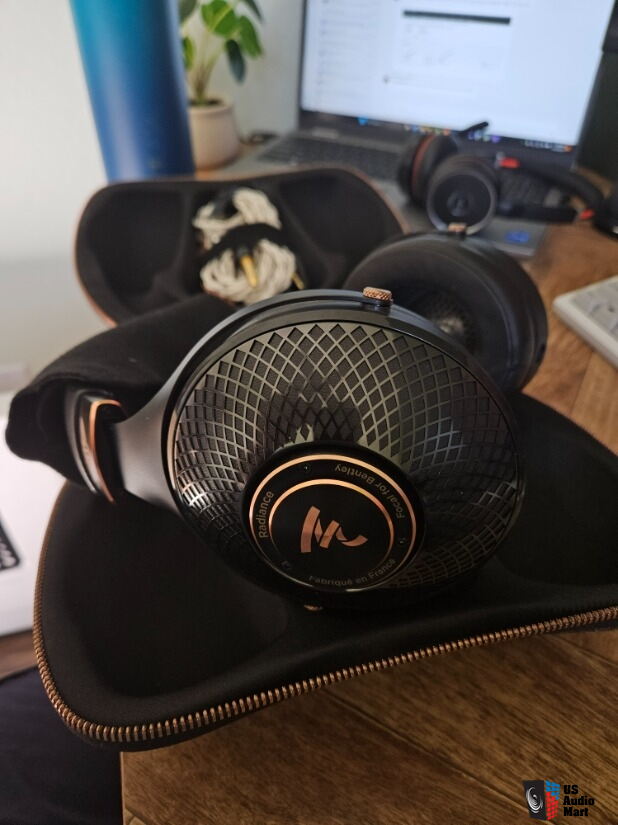 Focal Radiance closed-back headphones + custom cables + headband covers ...