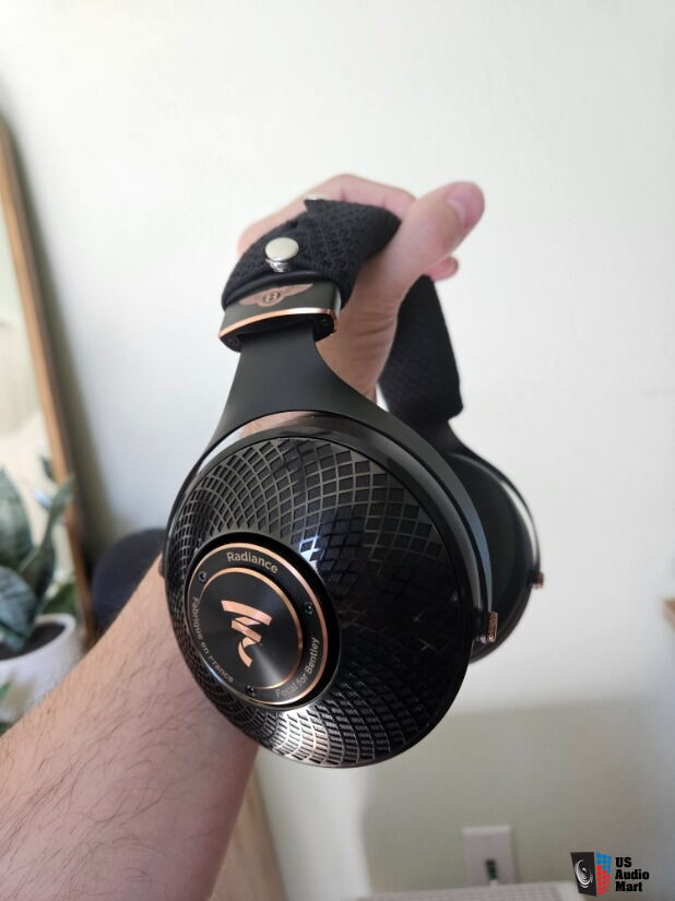 Focal Radiance closed-back headphones + custom cables + headband covers ...
