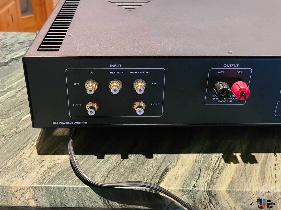 Triad GOLD Subwoofer 750 watt amplifier for 12" to 18" subs home ...