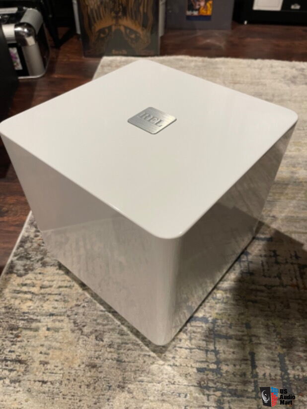 REL T/5x Subwoofer Piano White Excellent Condition w/box and ALL ...