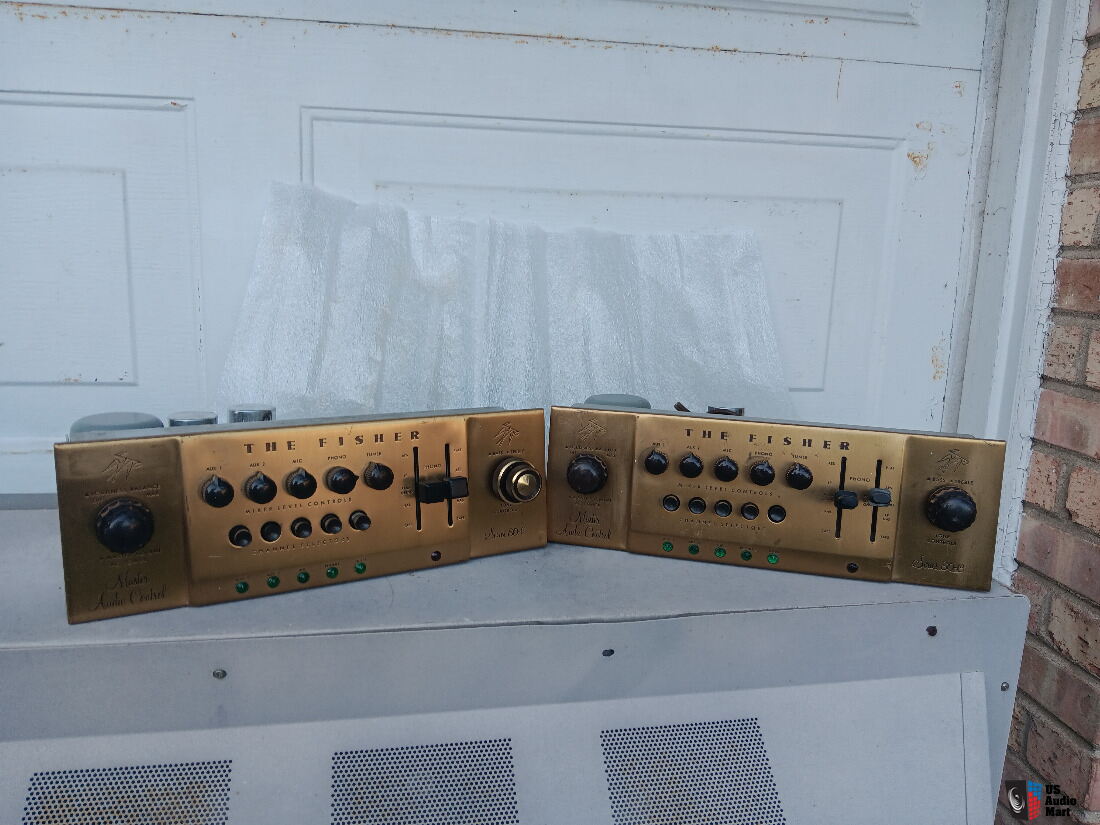 Fisher 80-C tube preamplifier , a pair. working For Sale - US Audio Mart