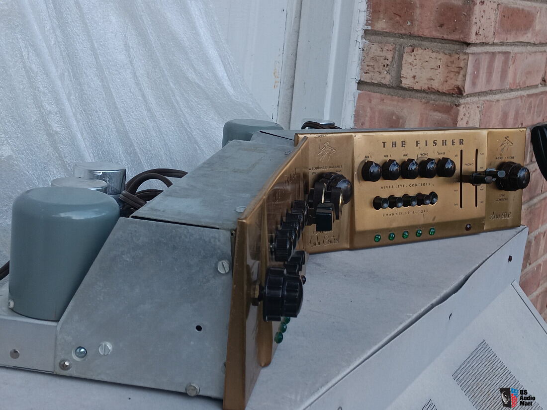 Fisher 80-C tube preamplifier , a pair. working Photo #4690835 - US ...