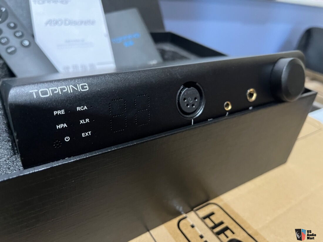Lowered: Topping A90 Discrete Headphone Amp - Never used! Photo ...