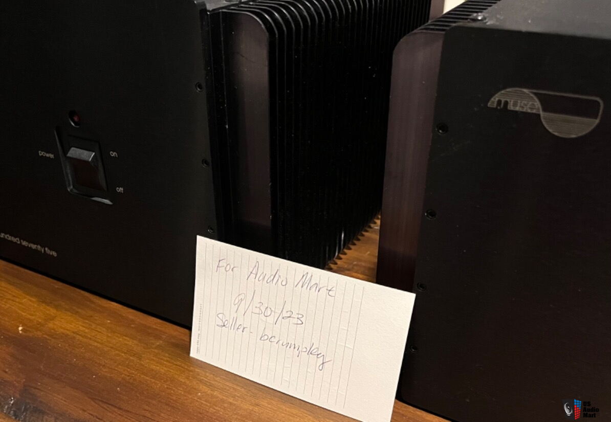 Muse 175 Monoblock Amps Photo #4692418 - US Audio Mart