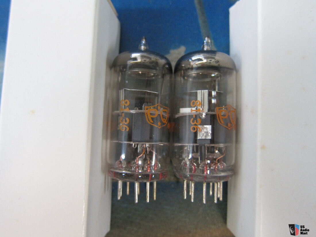 2 Pairs Amperex 6922/6DJ8 Vintage Tubes, Test Strong/Balanced, Ex Sound ...