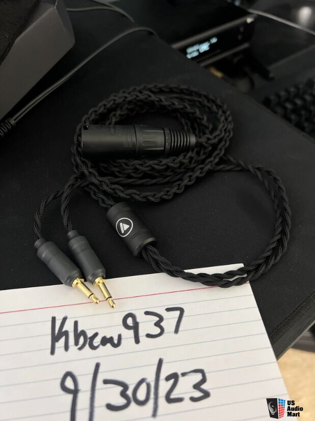 HalbyCables 5 FT Dual 3.5mm Braided Cable w/ 4pin XLR Termination For ...