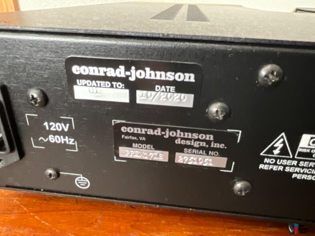 Conrad Johnson 17LS preamplifier - upgraded to C1 Teflon Capacitors ...
