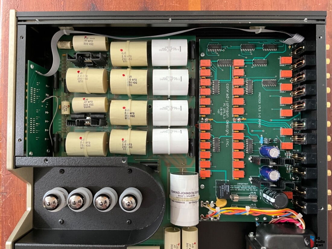 Conrad Johnson 17LS preamplifier - upgraded to C1 Teflon Capacitors ...