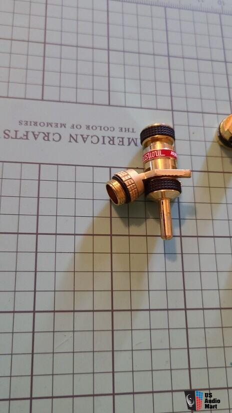 Monster Cable Master Lock XTERMINATOR connectors spade to banana plug ...