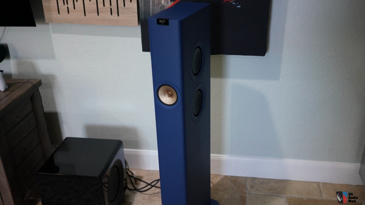 Kef LS60s Royal Blue Photo #4700581 - US Audio Mart