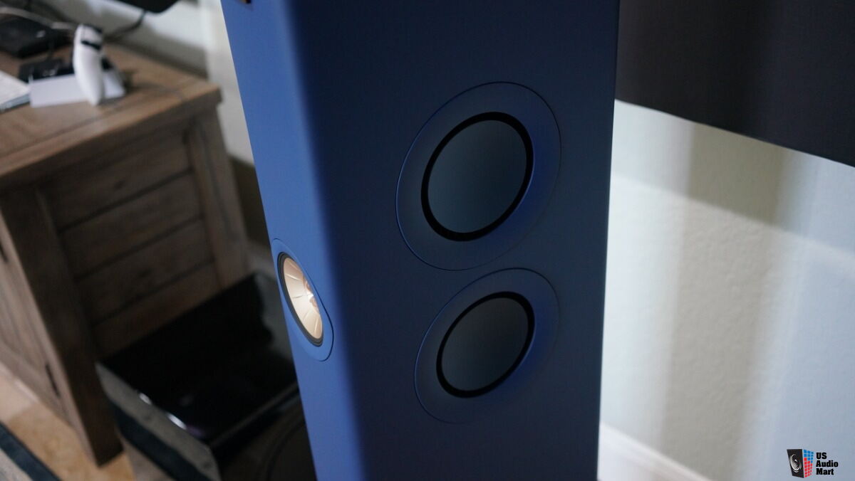 Kef LS60s Royal Blue Photo #4700588 - US Audio Mart