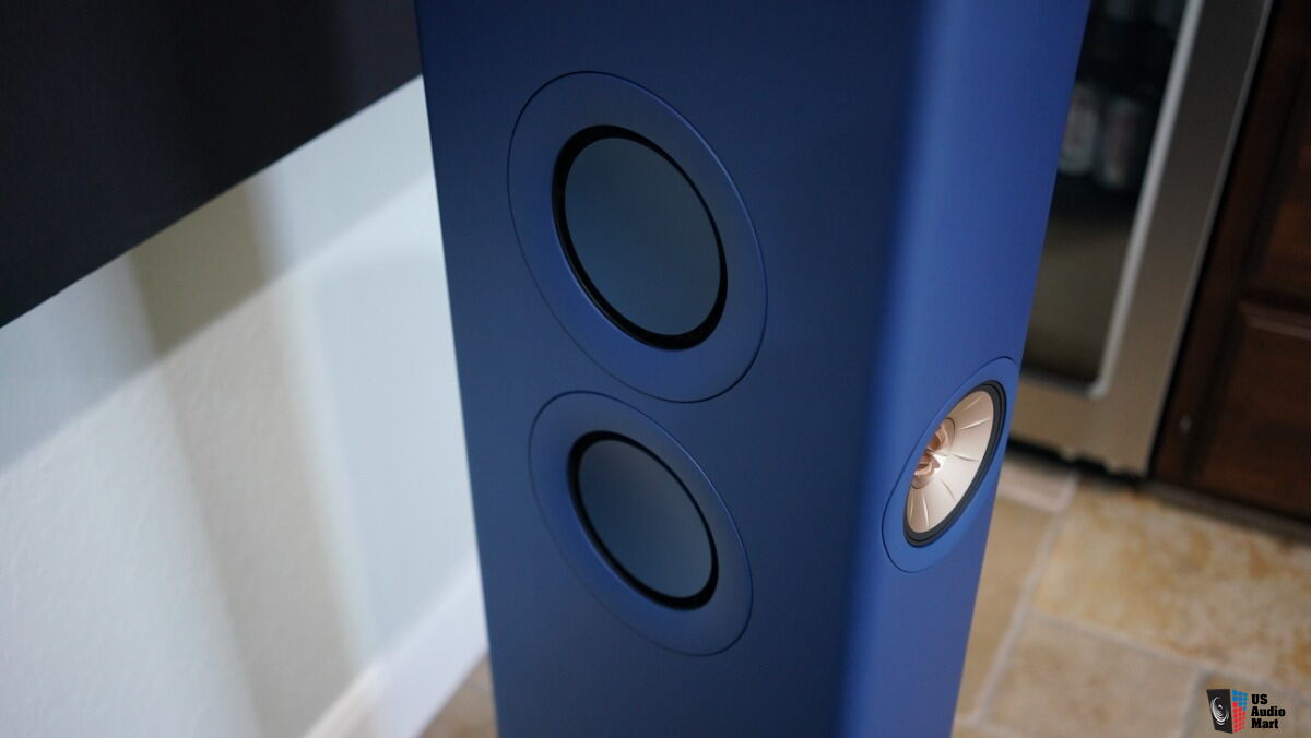 Kef LS60s Royal Blue Photo #4700584 - US Audio Mart