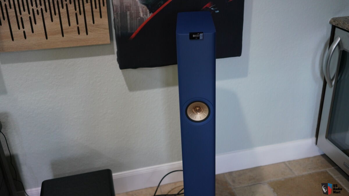 Kef LS60s Royal Blue Photo #4700588 - US Audio Mart