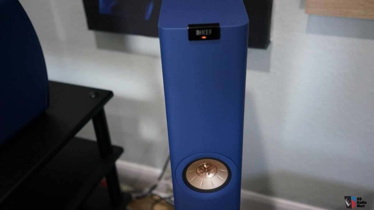 Kef LS60s Royal Blue Photo #4700588 - US Audio Mart