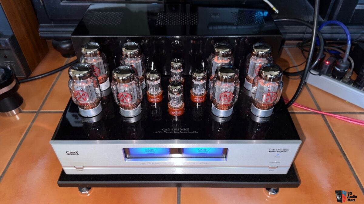 Cary Audio CAD-120S MkII Tube Amplifier with Hexfred & Cardas Cap ...