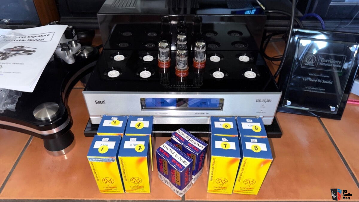 Cary Audio CAD-120S MkII Tube Amplifier with Hexfred & Cardas Cap ...