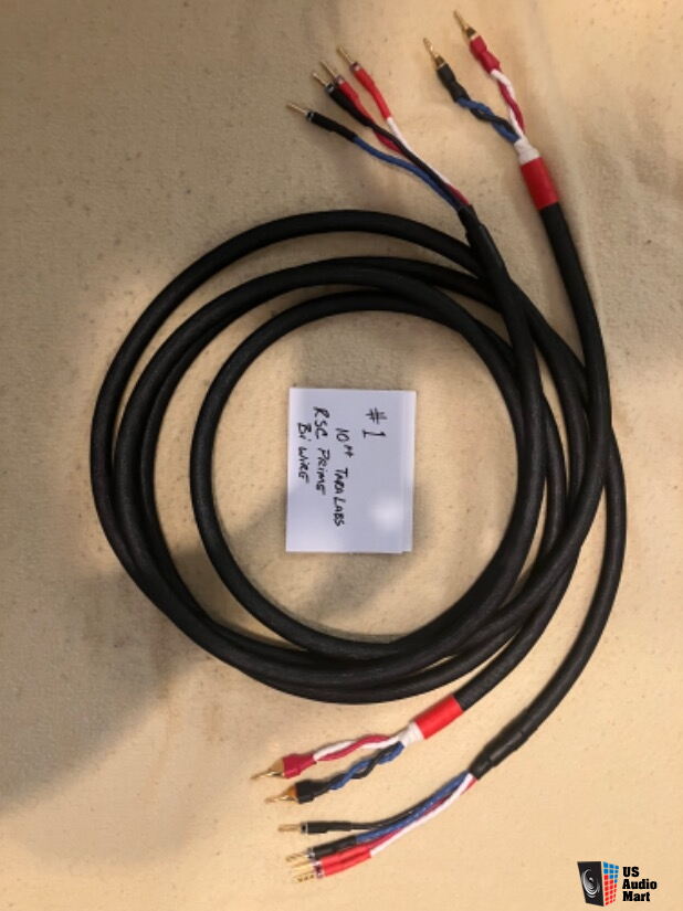 Tara labs rsc prime biwire speaker cables 10 Photo #4703475 - US Audio Mart