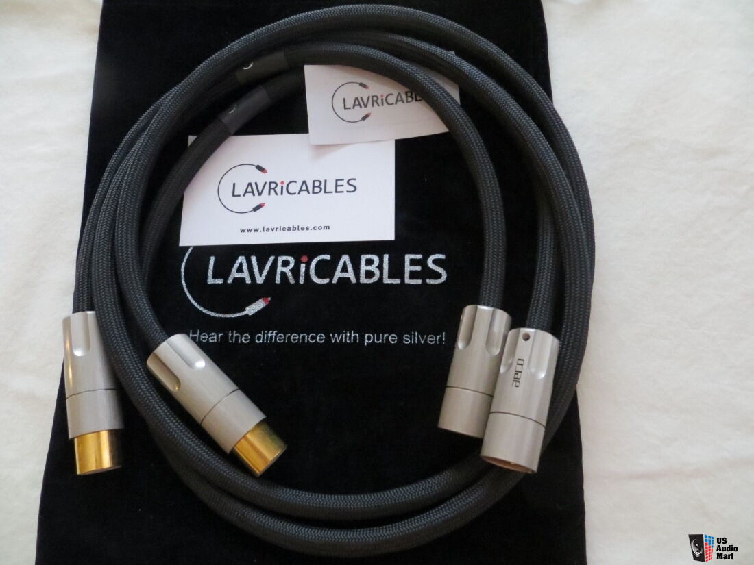 Lavri Master Silver 1M XLR Black Interconnects V2-1 For Sale - US Audio ...