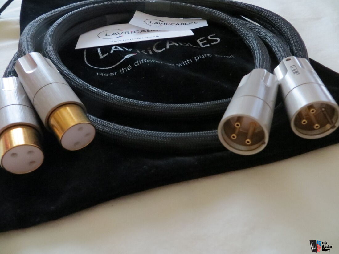 Lavri Master Silver 1M XLR Black Interconnects V2-1 Photo #4704148 - US ...