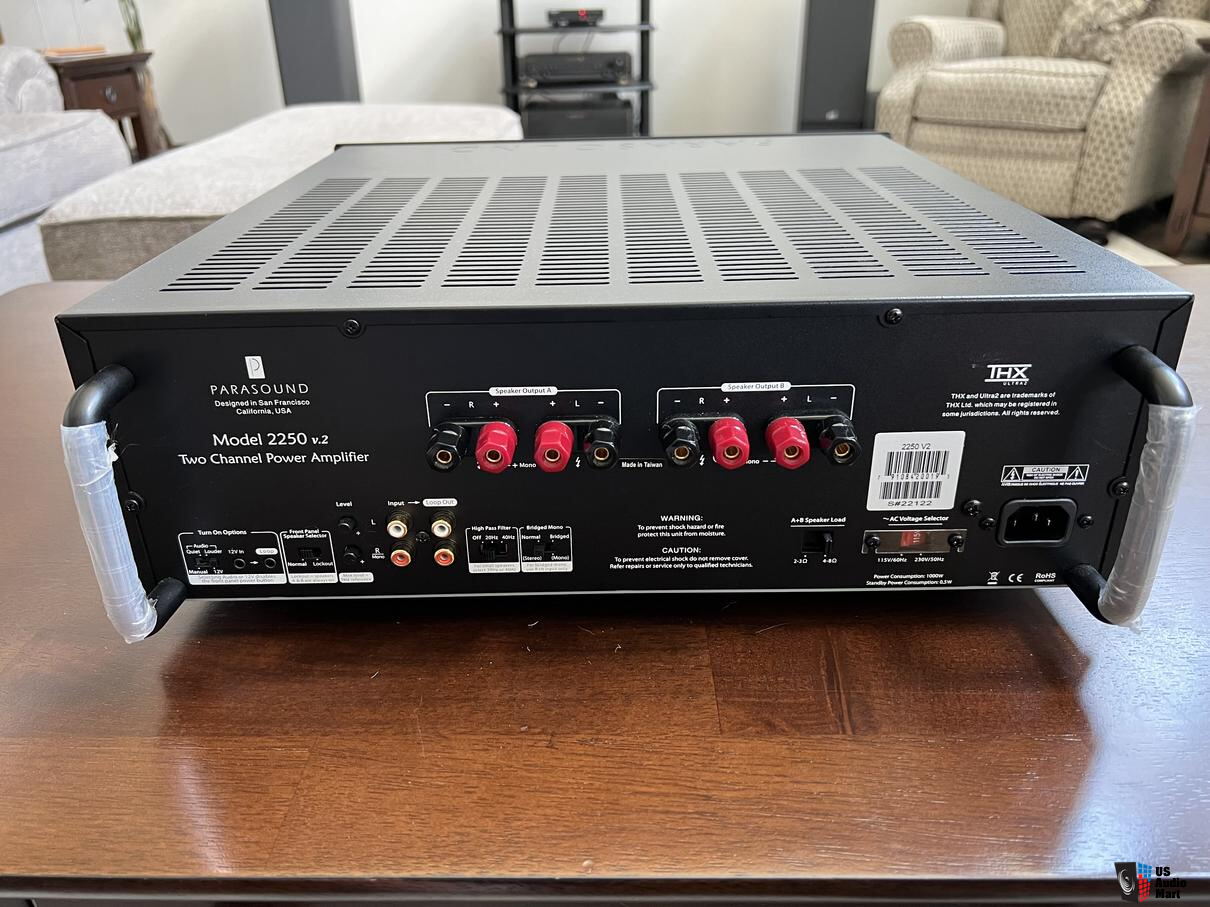 Parasound 2250v2 Power Amplifier Photo #4707109 - US Audio Mart