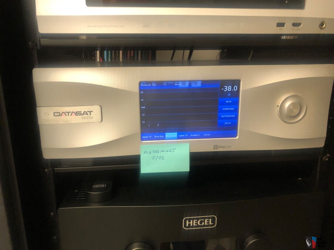 Datasat RS20I 16 channel processor w/Datasat Dirac Kit Photo #4711462 ...