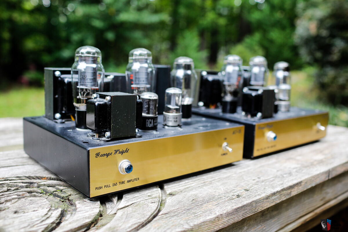 George Wright Signature AU-15 push pull 2A3 monoblocks Photo #4713489 ...