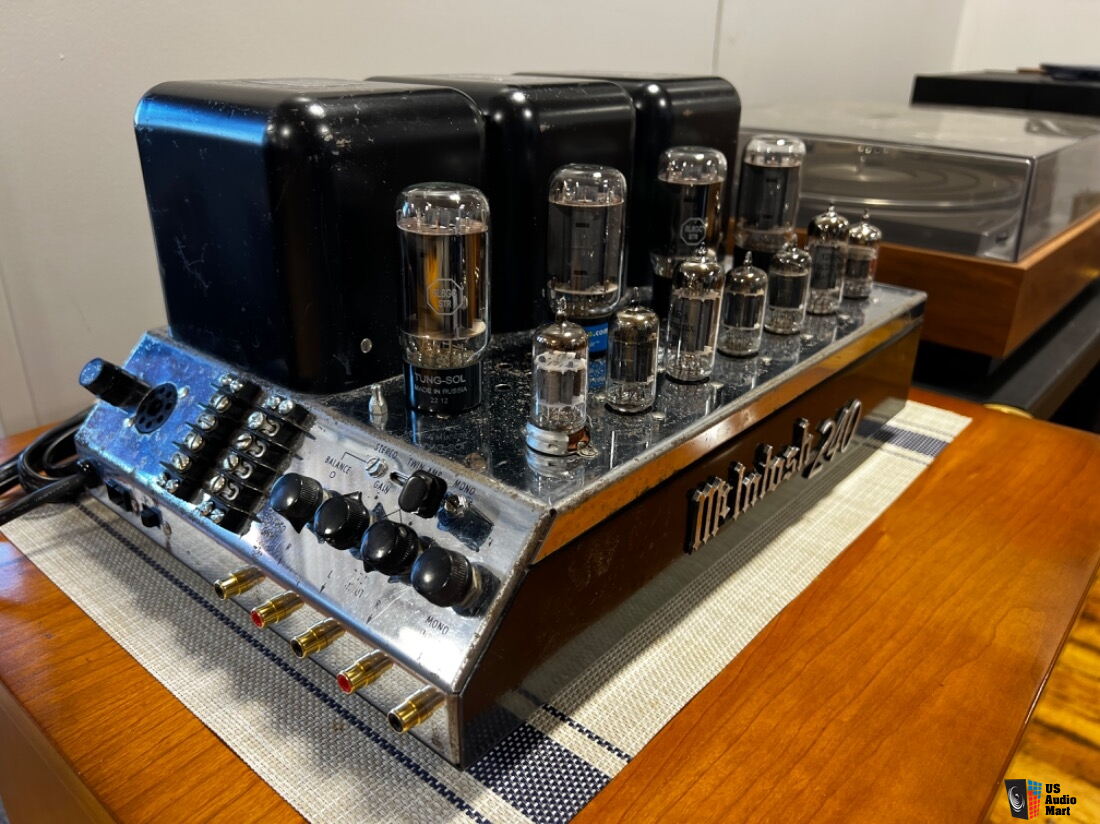 McIntosh MC240 Tube Power Amp, First of the Mac Stereo Tubes!