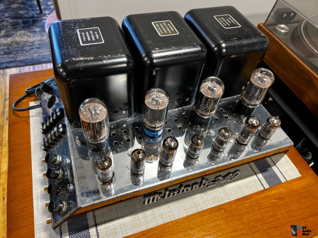 McIntosh MC240 Tube Power Amp, First of the Mac Stereo Tubes!
