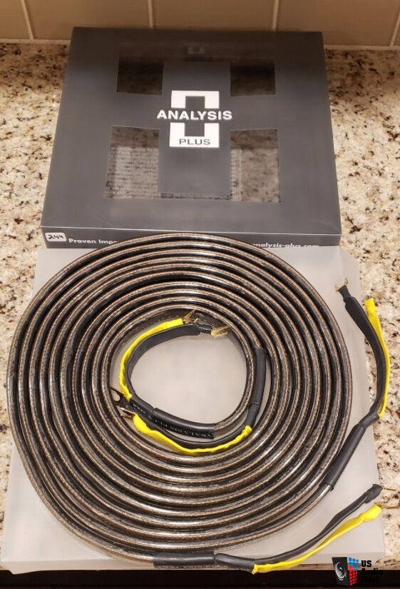 12 ft Analysis Plus Oval 9 Speaker Cables Photo #4717055 - US Audio Mart