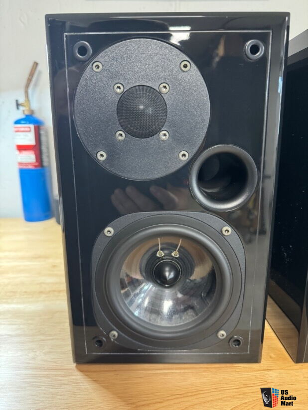 Usher S520 Bookshelf Speakers in Piano Black Photo #4717994 - US Audio Mart