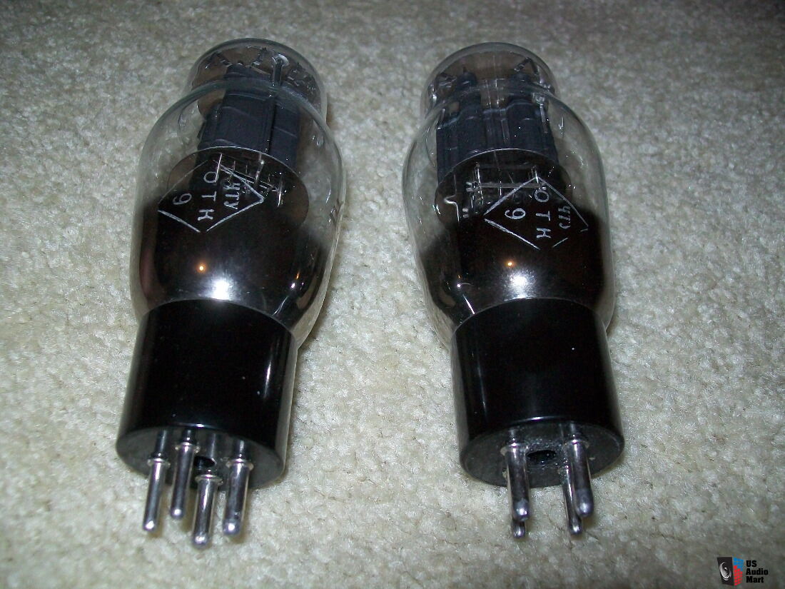 Russian Winged C Pair 2a3 2c4c Lightly used as rectifier 1961 and 1963