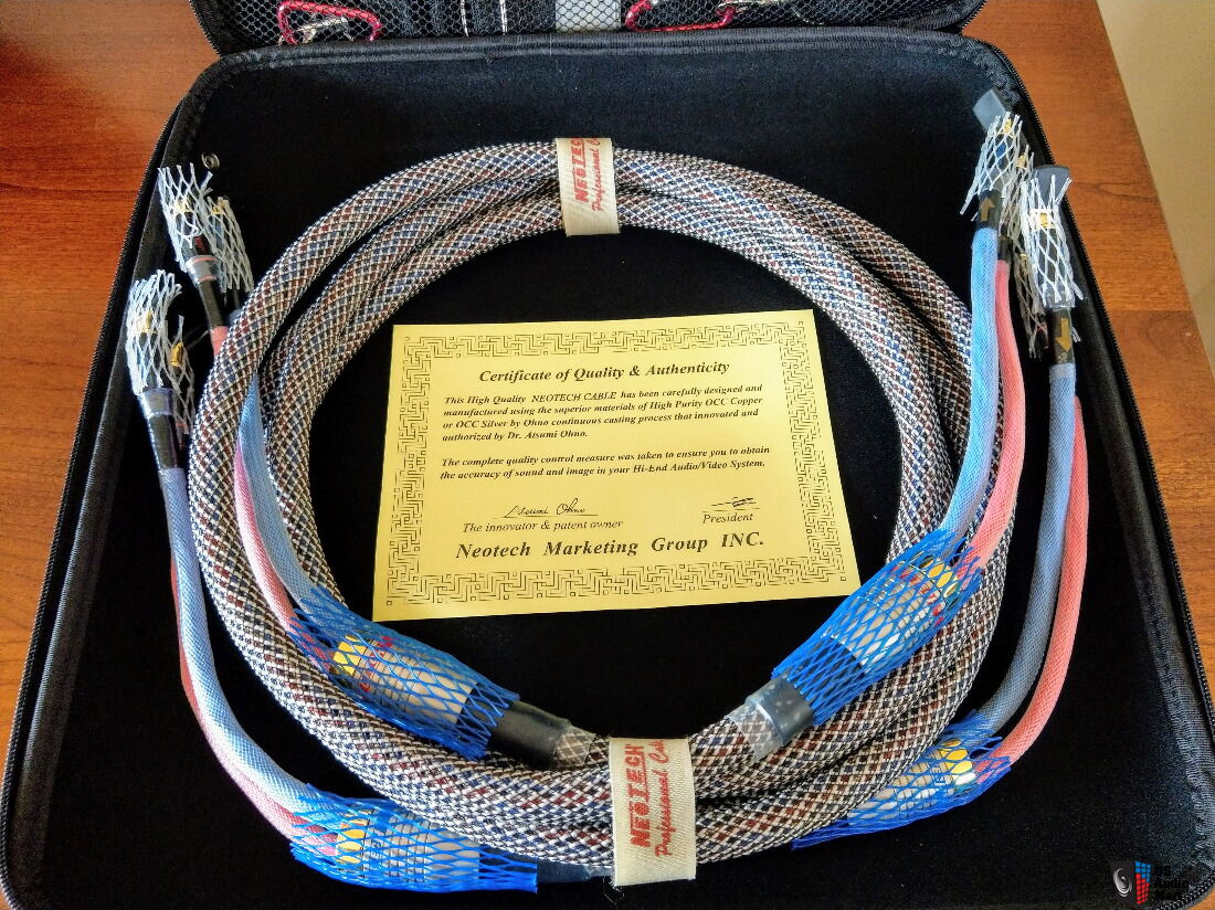 Neotech NES-3001 UP-OCC Speaker Cables - 50% off, 2.5M pair, Mint ...