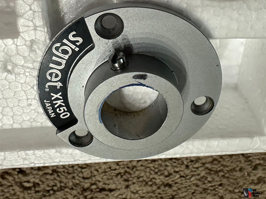 Signet XK50 tonearm in original box, one lead needs end reinstalled ...