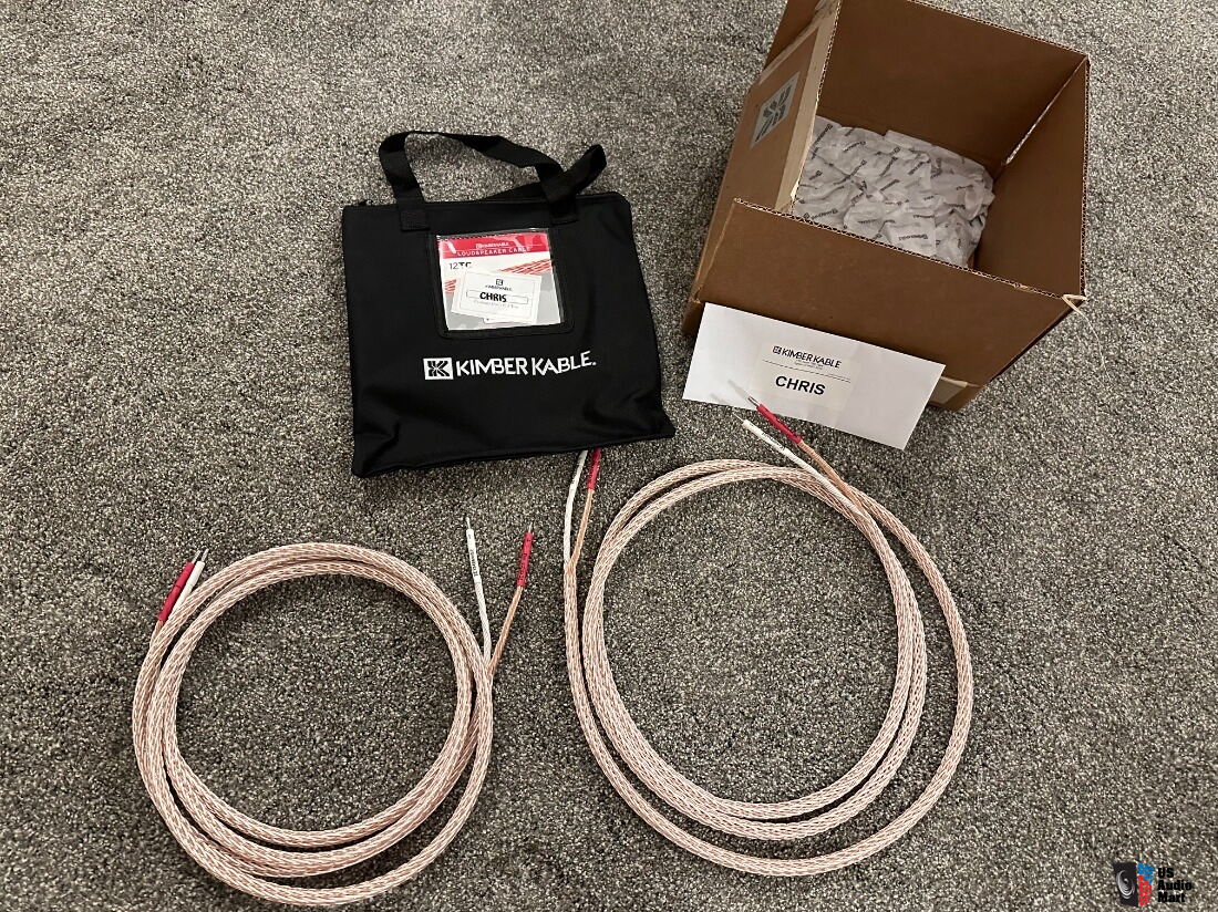 Kimber Cable 12TC Speaker Cables (Pair) 3.0 Meter/9.84 Feet Long ...