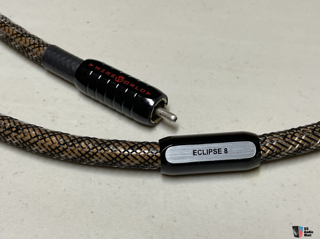 3 WireWorld Cables Lot (Eclipse 8 RCA, Silver Starlight 8 Coax, Mini ...