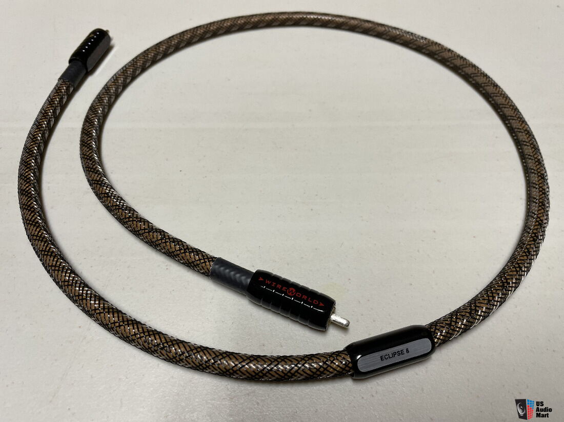 3 WireWorld Cables Lot (Eclipse 8 RCA, Silver Starlight 8 Coax, Mini ...