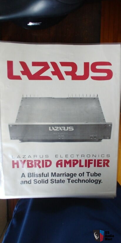 LAZARUS H1 Tube / Mosfet Hybrid Amplifiers - Matching Pair Photo ...